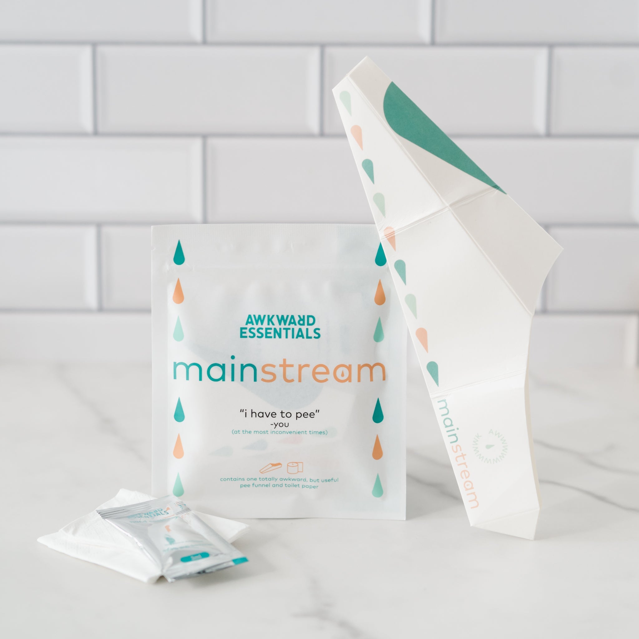 Mainstream 10 pack- Pee Funnel + TP – Awkward Essentials