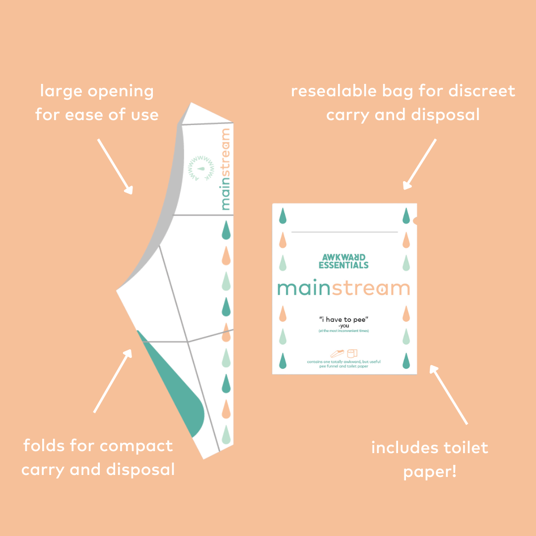 Mainstream 10 pack- Pee Funnel + TP – Awkward Essentials