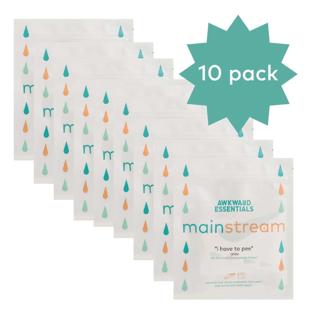 Mainstream 10 pack- Pee Funnel + TP – Awkward Essentials