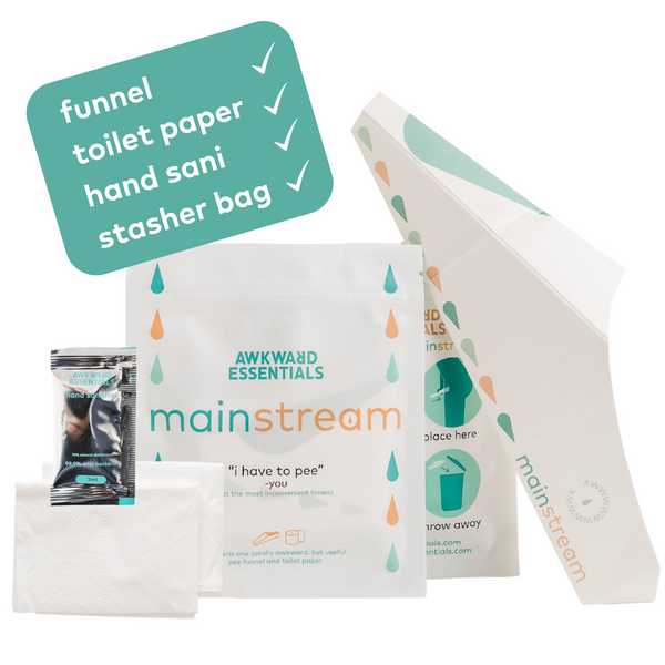 Mainstream 10 pack- Pee Funnel + TP – Awkward Essentials